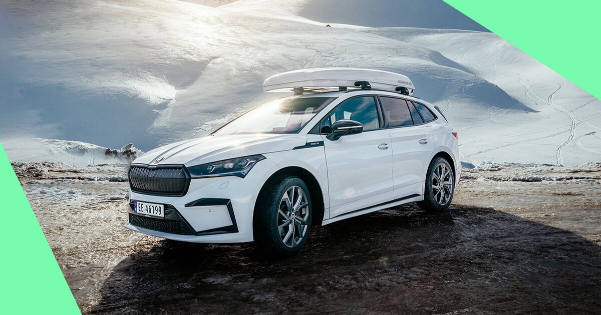 Prøvekjør elektriske Enyaq iV | Romslig førsteklasses SUV